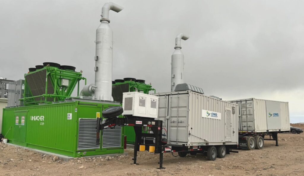 CNG Delivery for Temporary Power Generation